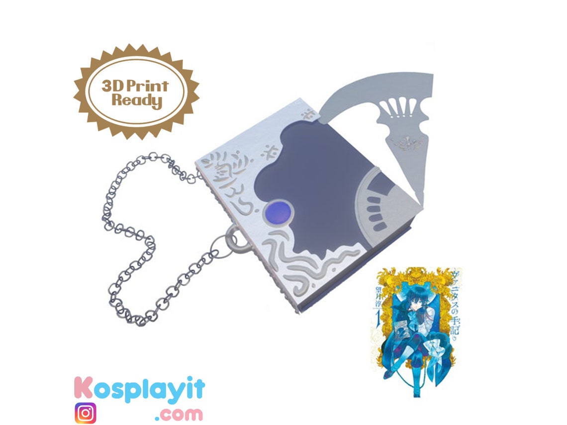 Archivo STL Vanitas Book 3D Model/Digital File - Vanitas Cosplay ...