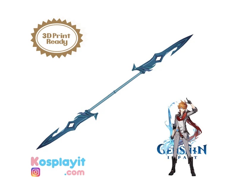 Archivo STL Genshin Impact - Childe/Tartaglia Dual Sword Digital Model ...