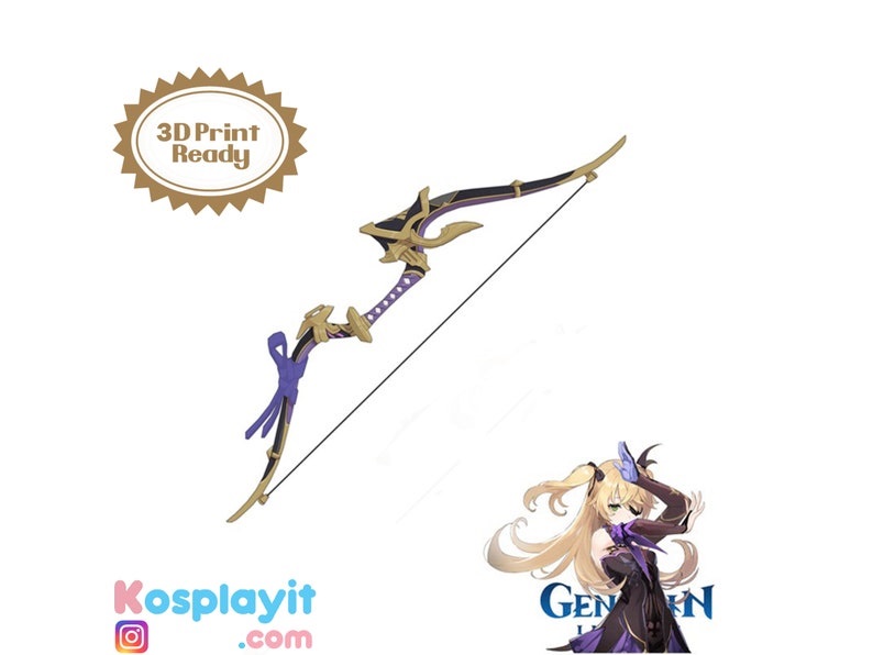 STL file Genshin Impact - Hamayumi - Digital 3D Model Files - Fischl ...