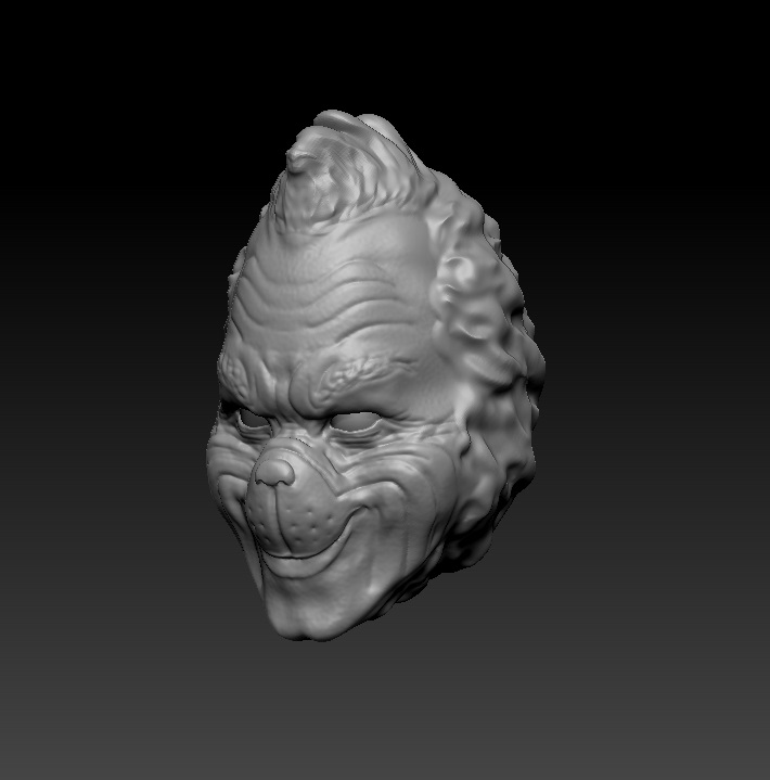 STL file Grinch keychain with a ring 🗝️・3D printer design to download・Cults