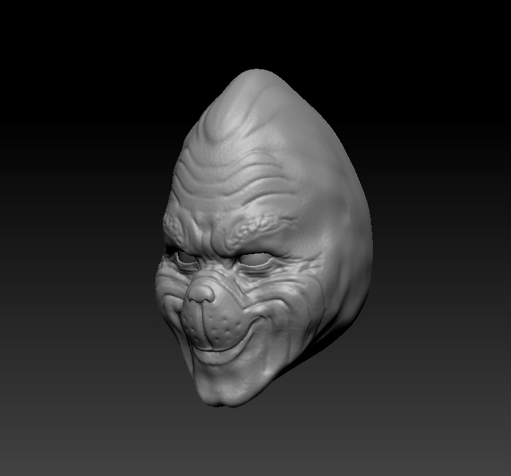 STL file Grinch keychain with a ring 🗝️・3D printer design to download・Cults