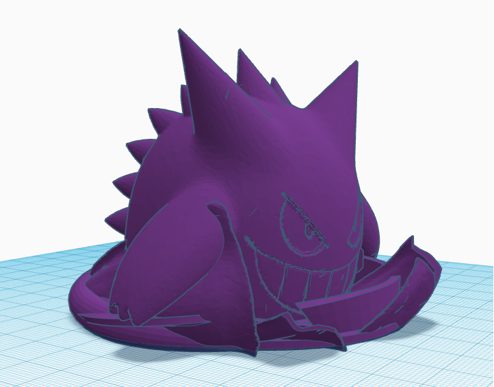 OBJ file Gengar shadow・3D printable model to download・Cults