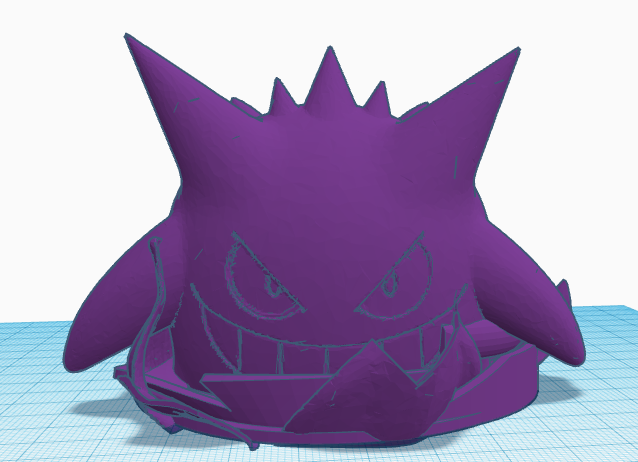 OBJ file Gengar shadow・3D printable model to download・Cults