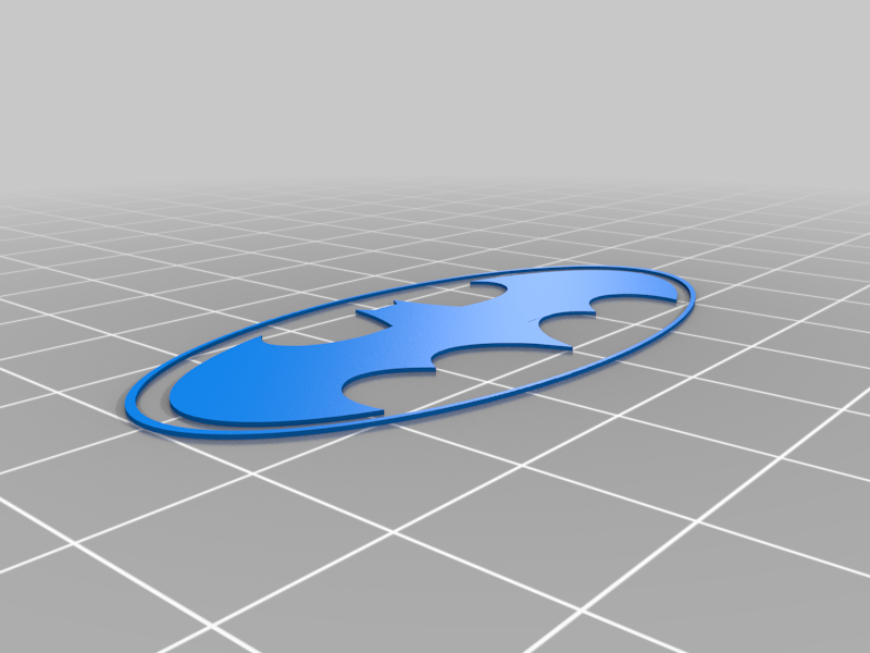 Free STL file Batman Logo Ornament・3D print design to download・Cults
