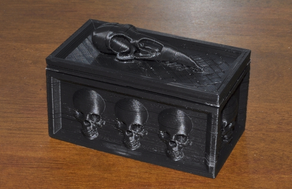 Free 3D file Skull Box 💀・Object to download and to 3D print・Cults