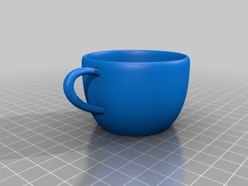 Free 3D file Utah tea cup and saucer・3D print design to download・Cults