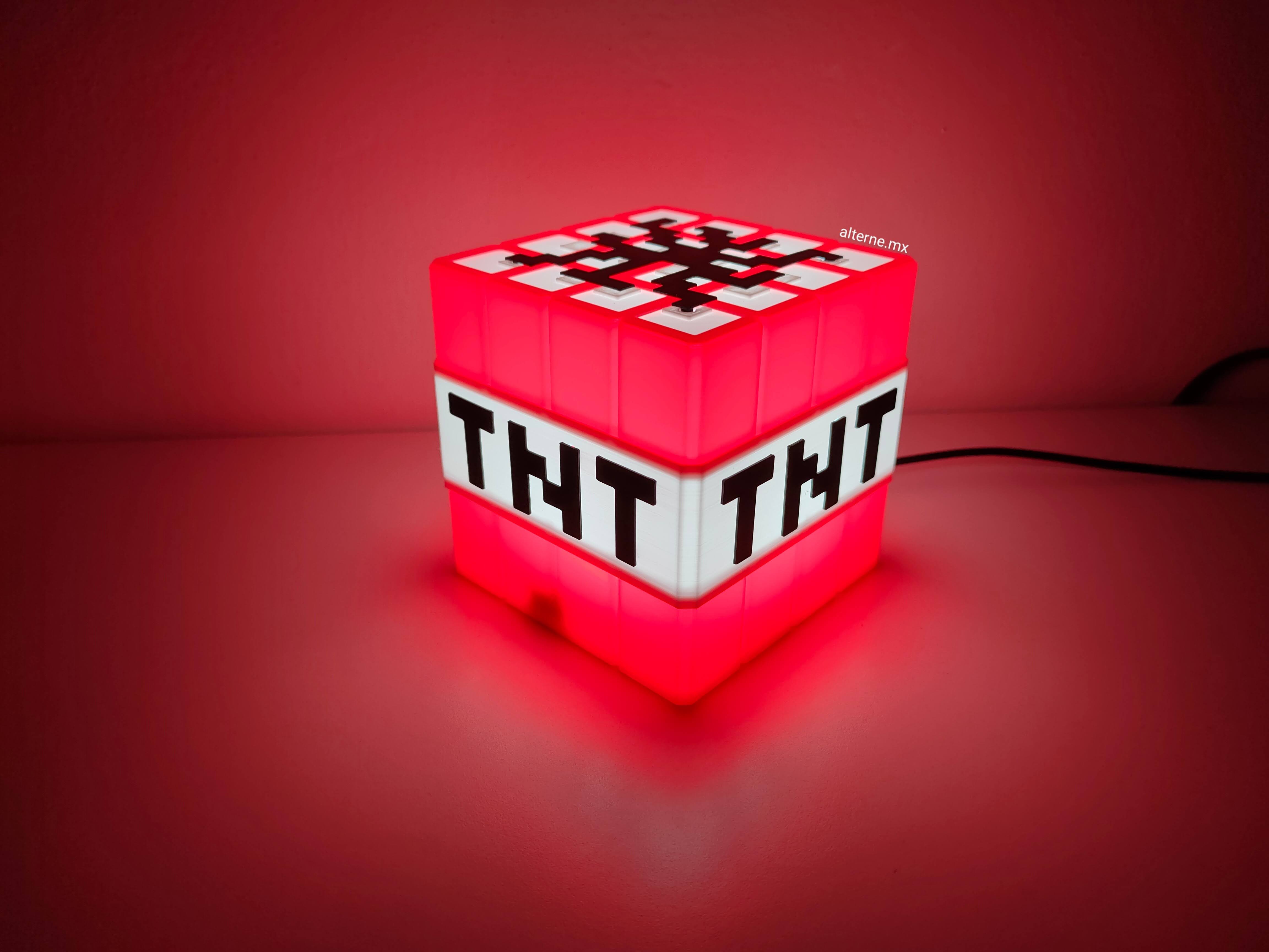 STL file TNT lamp + touch 🔦・3D printing design to download・Cults