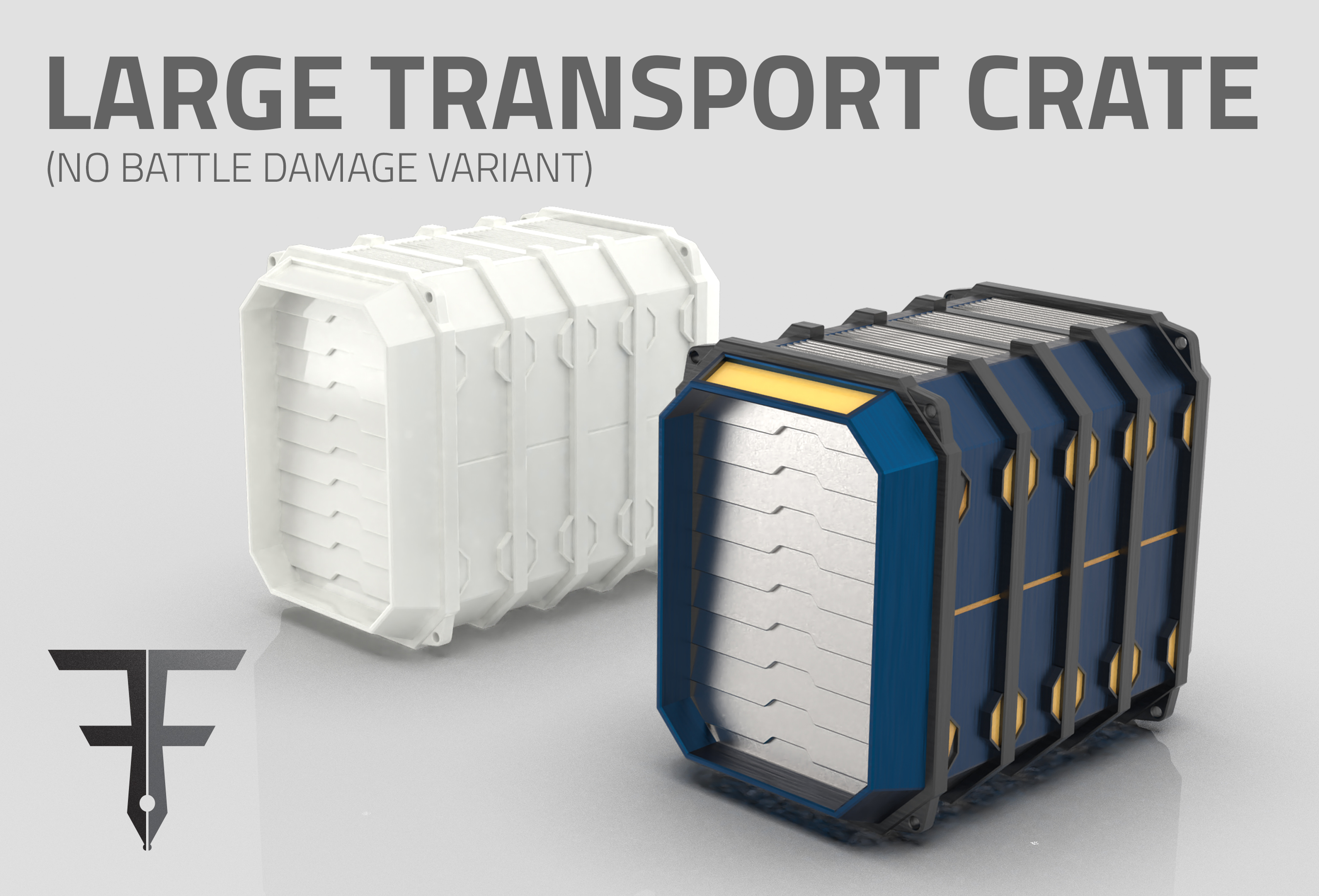 Free STL file Warhammer Scenery - Large Transport Crate ⚔・3D printable ...