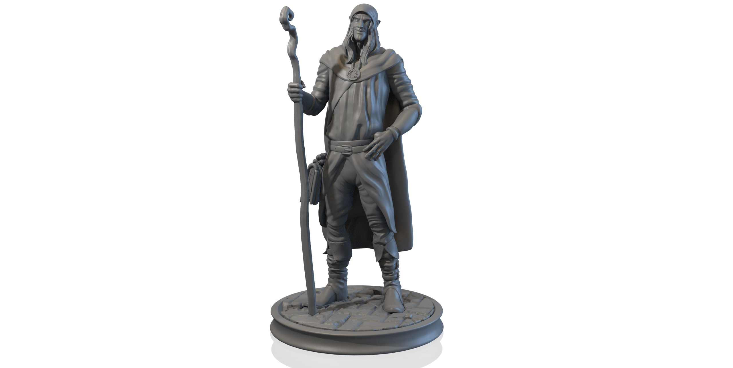 STL file Elf Mage Miniature 🧝・3D printer model to download・Cults