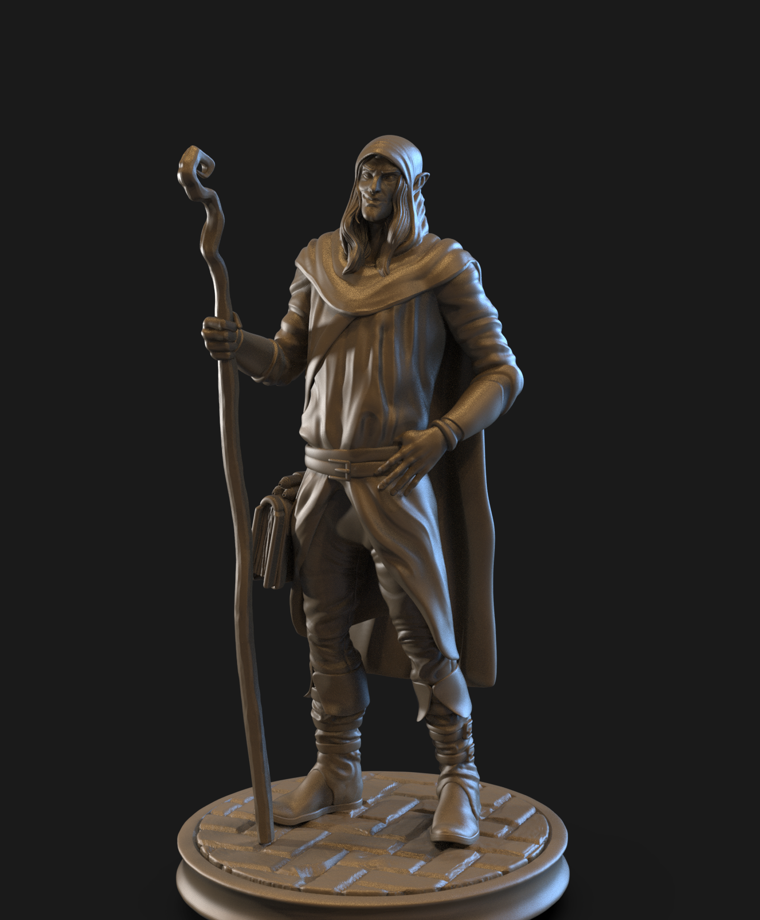 STL file Elf Mage Miniature 🧝・3D printer model to download・Cults