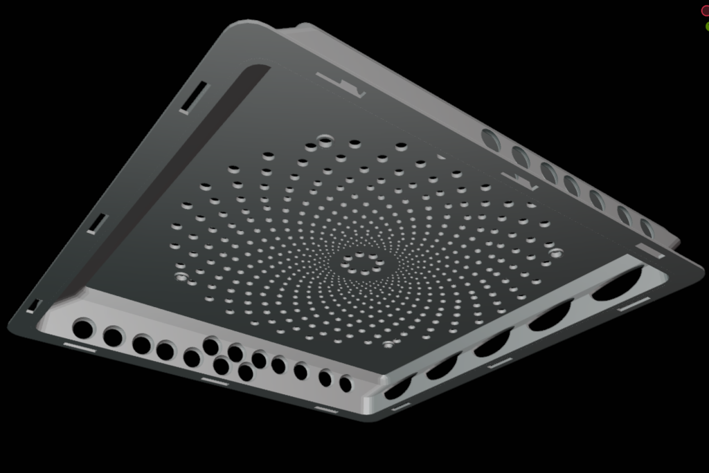 Free 3D file Exhaust Fan Riser for Thermaltake V1 Mini ITX PC case ...