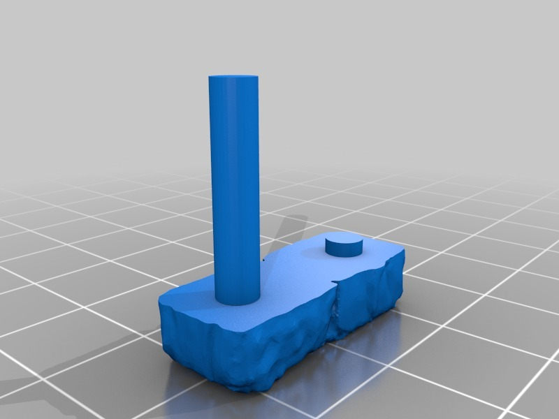 Free 3D file Secret Stone Door 1x1 🚪・3D printing model to download・Cults