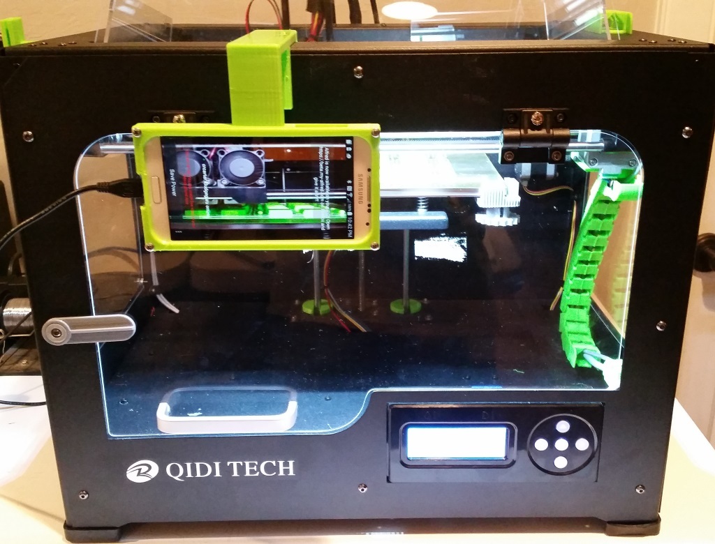 Free 3D file Galaxy S4 Camera Mount for Qidi Tech/Flashforge Printers ...