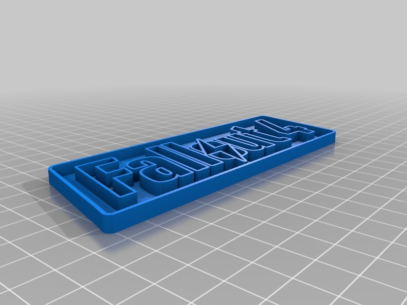 Free 3D file Fallout 4 Logo・3D printing template to download・Cults