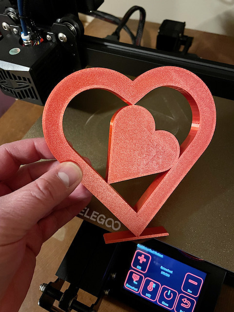 Free 3D file Heart Decoration・3D printing template to download・Cults