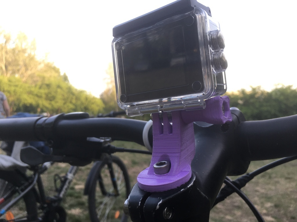 STL file Ahead camera mount for bicycle・3D printing model to download・Cults