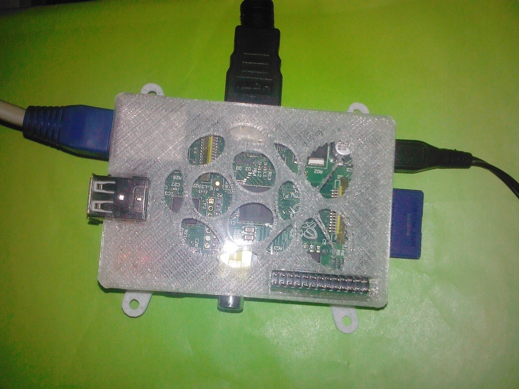 Free 3D file VESA mount adapter for RaspberryPi case・Design to download ...