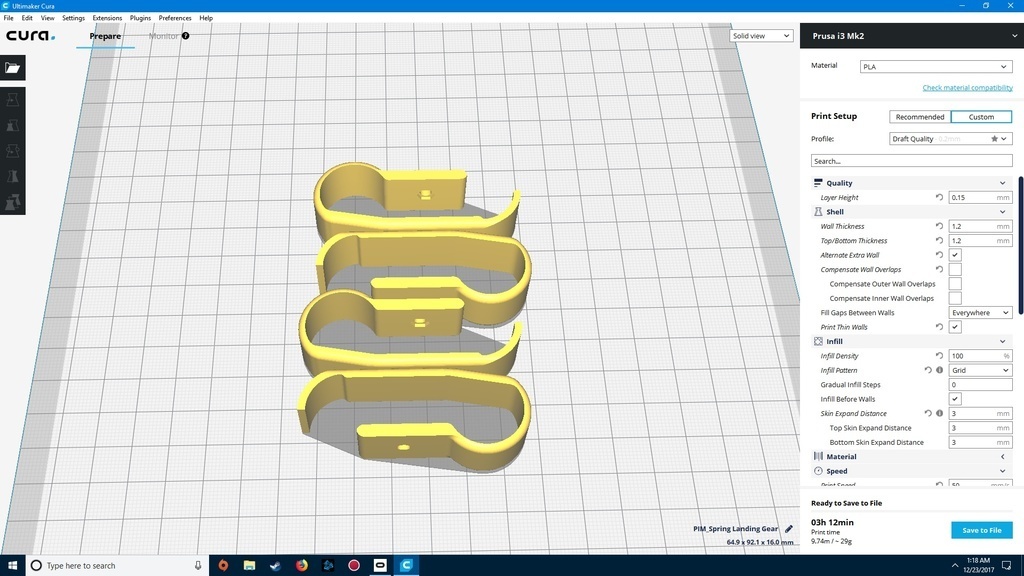 Free 3D file Springy Landing Gear 🛬・3D print design to download・Cults