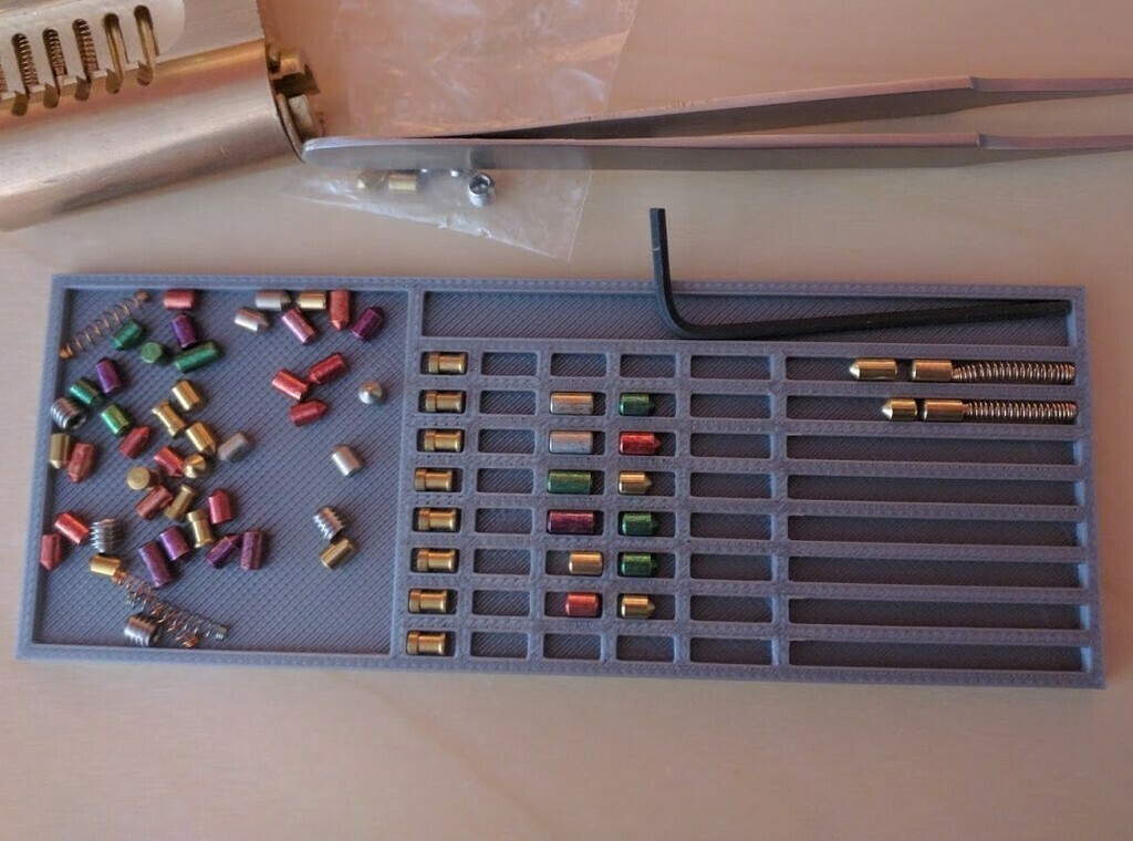 Free 3D file Lock picking pinning matt・3D printer model to download・Cults