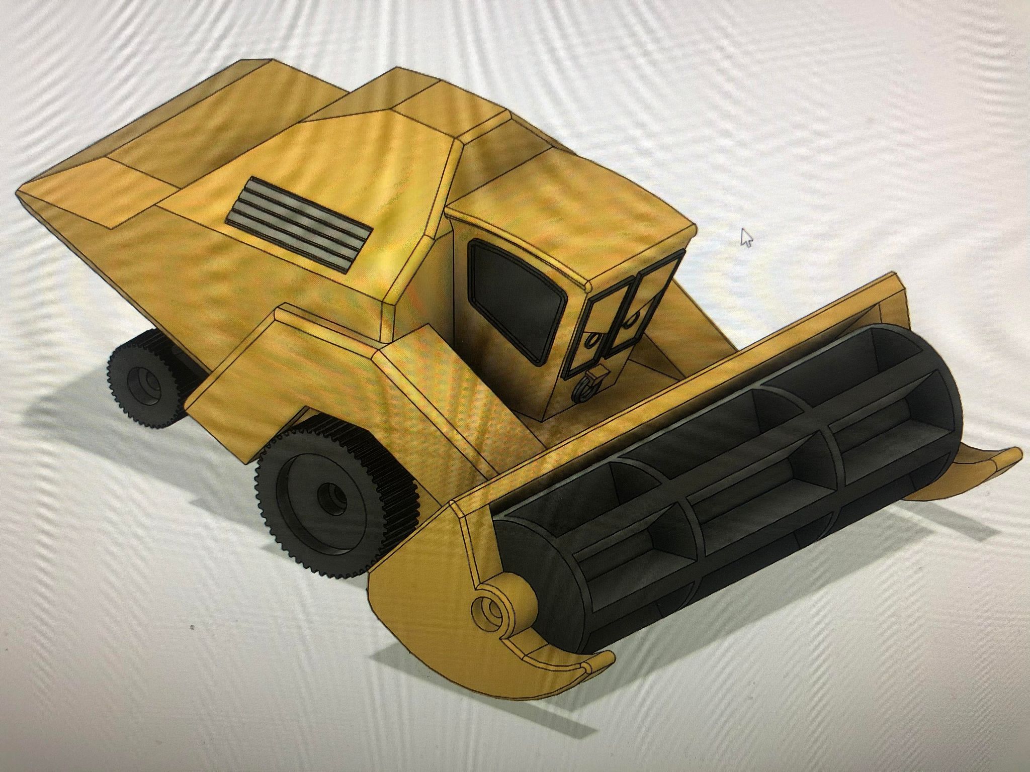 Free STL file Mad Combine harvester・3D printable design to download・Cults