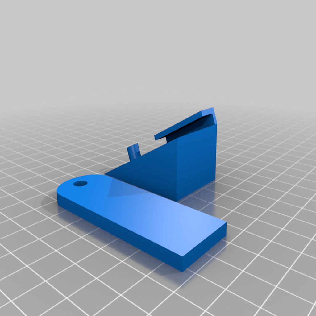 Free 3D file Wall Mounted Latch・3D printer design to download・Cults