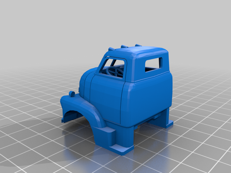Free 3D file 1949 Chevy COE Truck 1/48 Scale 🚚・3D printable model to ...
