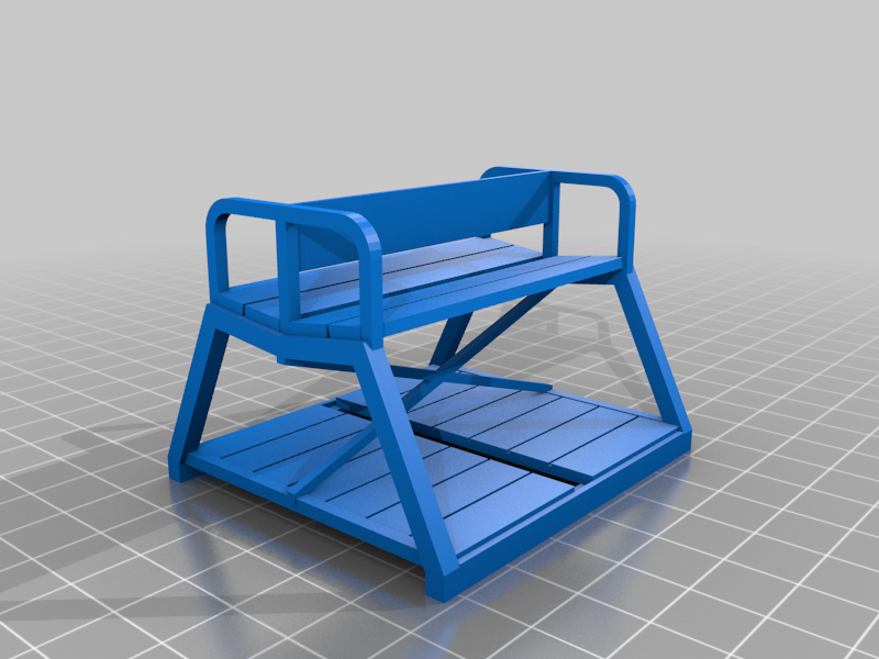 Free 3D file Open coach body for narrow gauge tipper wagon chassis ...