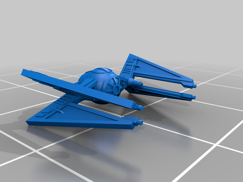 Free STL file SW:Armada TIE Hunter・3D printable object to download・Cults
