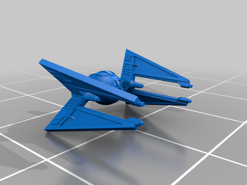 Free STL file SW:Armada TIE Hunter・3D printable object to download・Cults