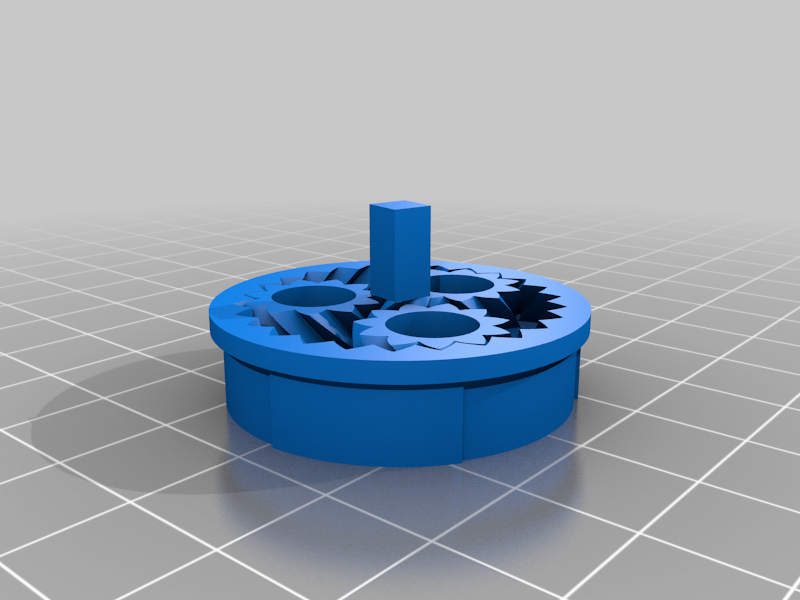 Fichier 3D gratuit Ventilateur à engrenages avec poignée・Objet imprimable en 3D à télécharger・Cults