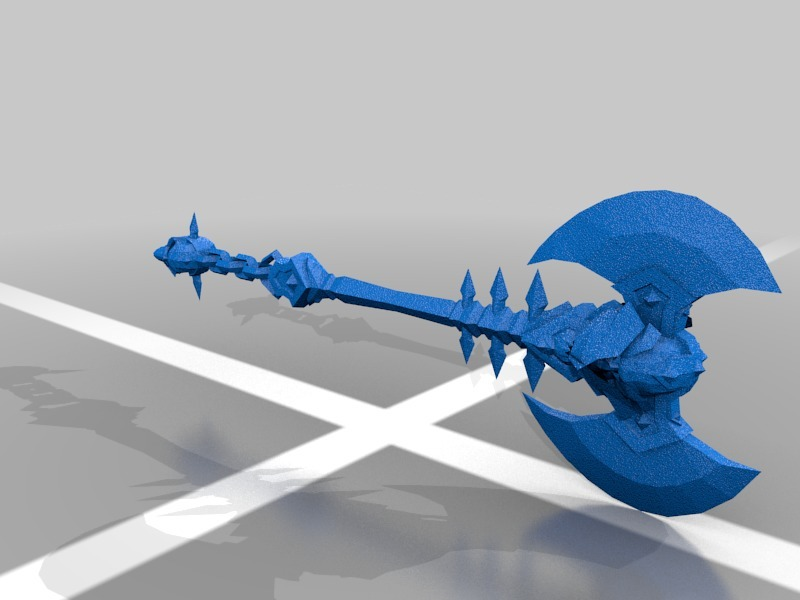 Free 3D file Warrior artifact Axes・3D printing model to download・Cults