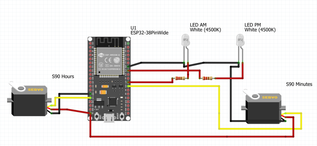 Free 3D file Retrograde clock using servos 🕰️・3D printer model to ...