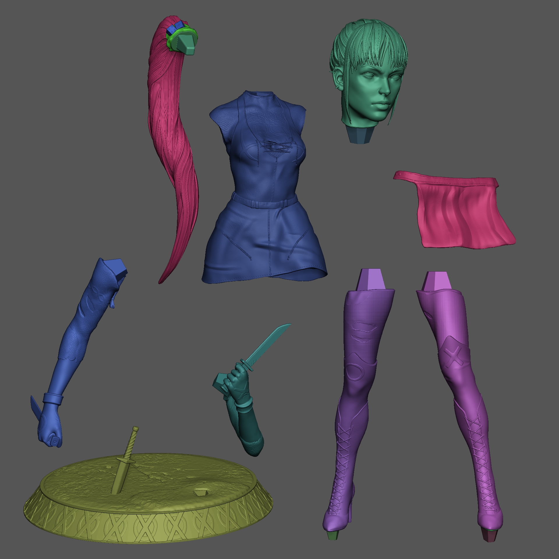 STL file Punchline - DC・3D printing design to download・Cults