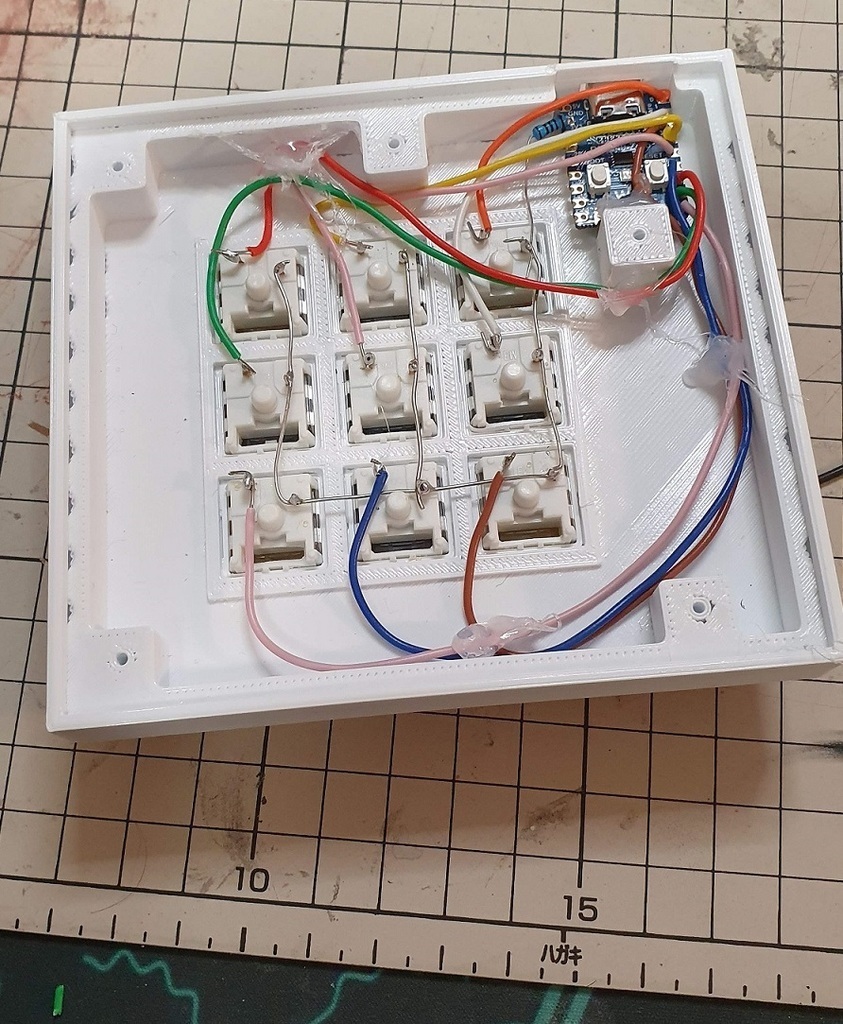 Free 3D file PSX Style Macro Pad (3x3 Mechanical Keyboard)・3D printing ...