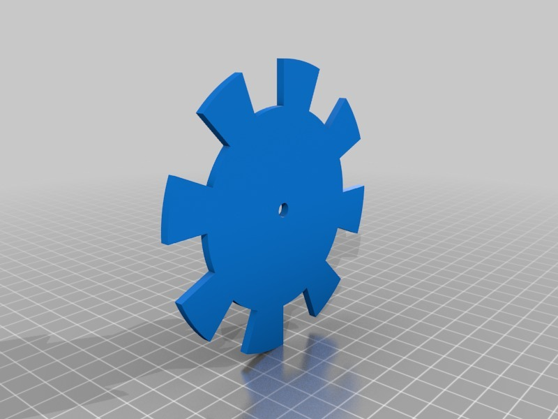 Archivo 3D gratis 100mm Rueda codificadora 8T 3mm 5mm・Modelo de ...