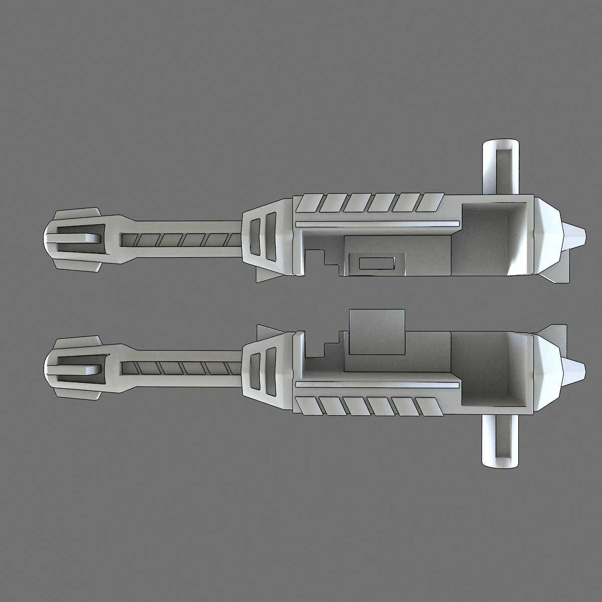 3D file Hot Rod TITANS RETURN GUNS・3D printing template to download・Cults