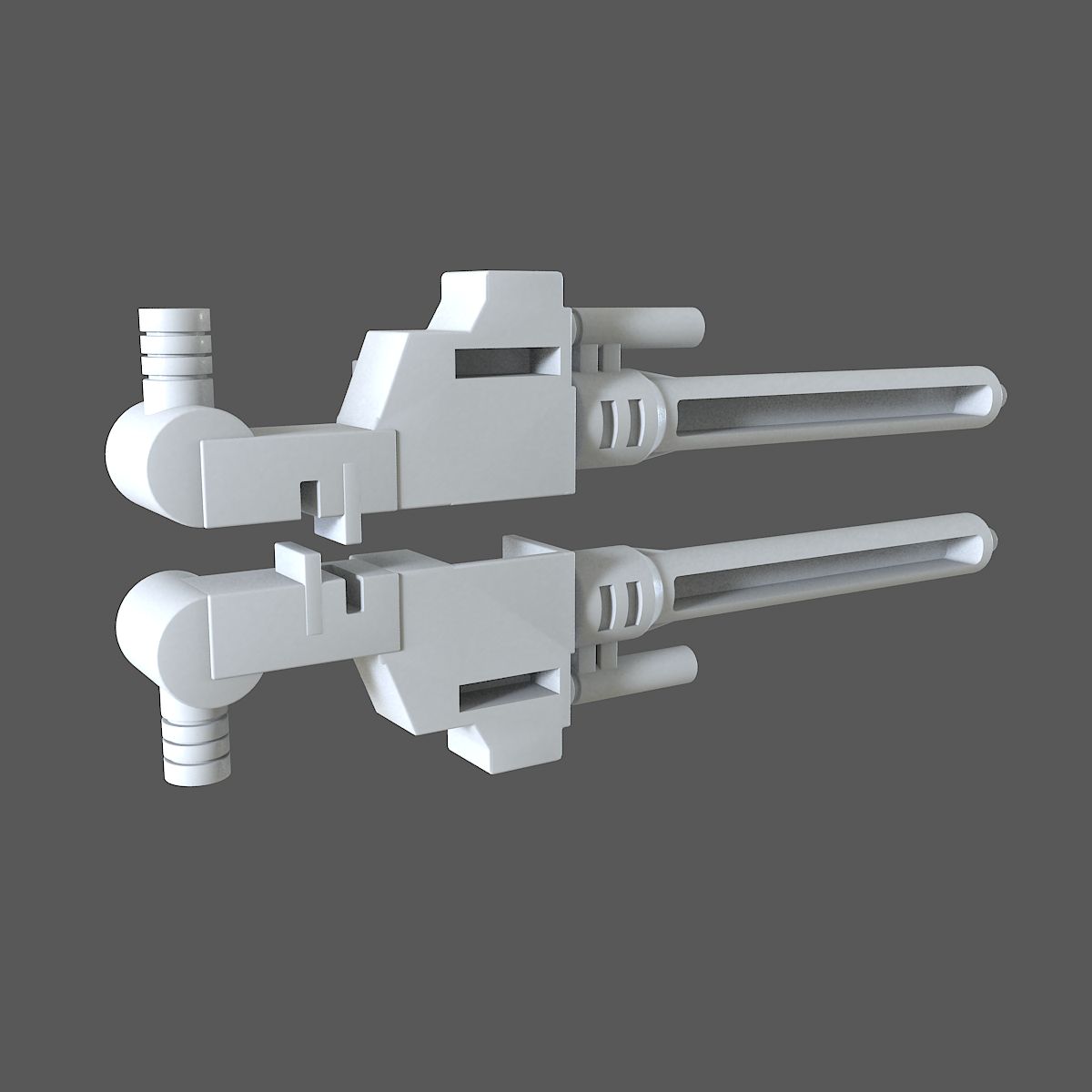 3D file Six Shot Titans Return Gun Set・3D print object to download・Cults