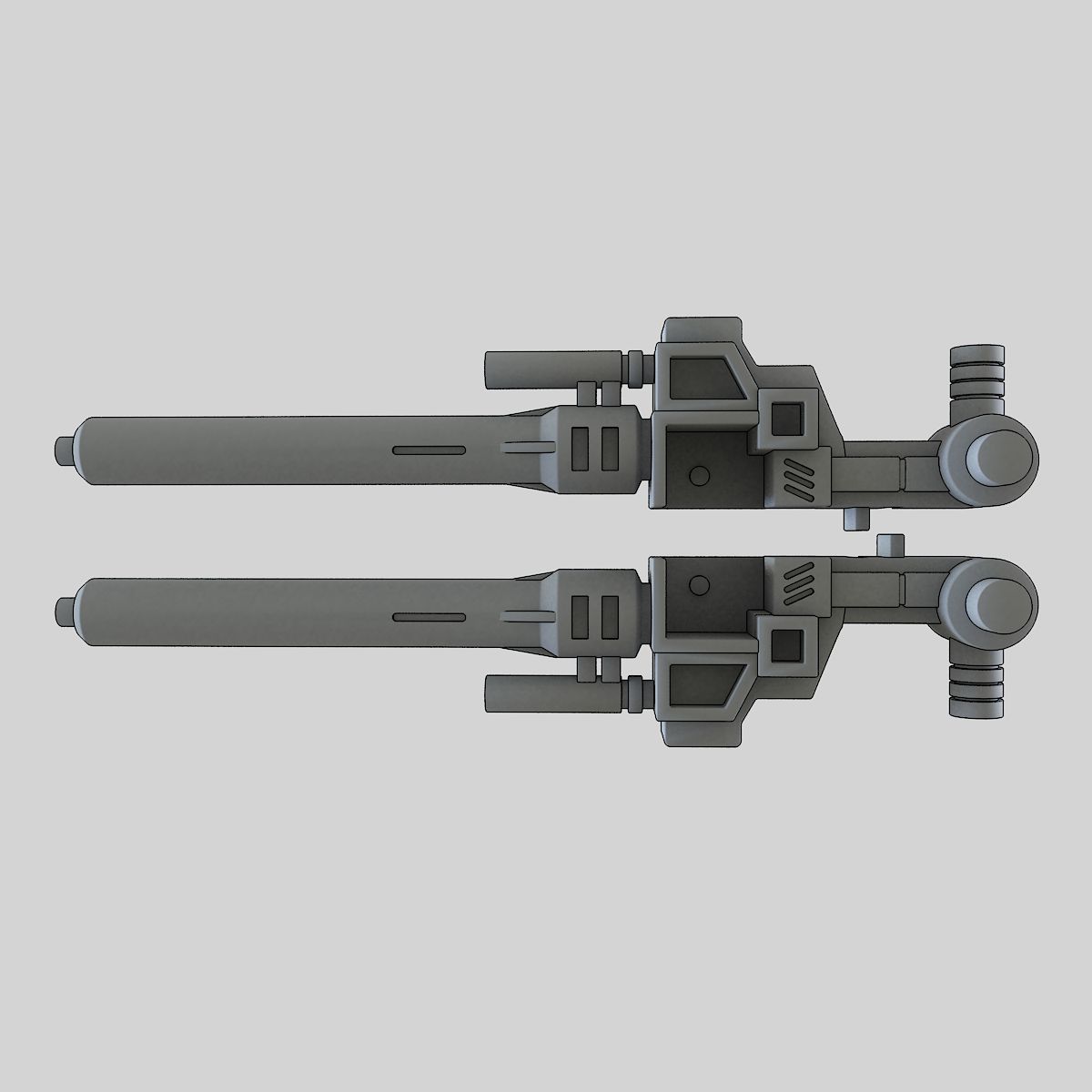 3D file Six Shot Titans Return Gun Set・3D print object to download・Cults