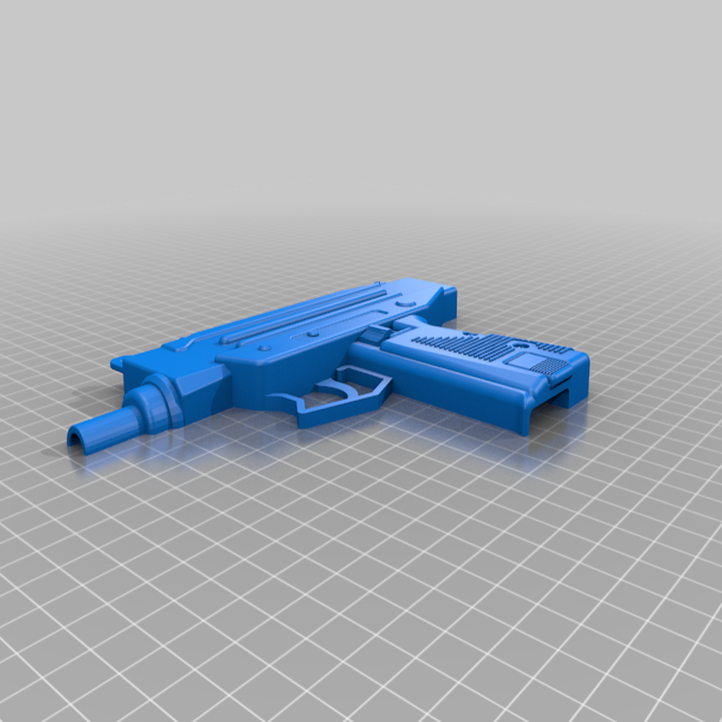 3D file Micro Uzi (Prop)・3D print model to download・Cults