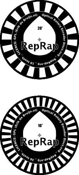 Free 3D file Optical Rotary Encoder Discs v0.9・3D print model to ...