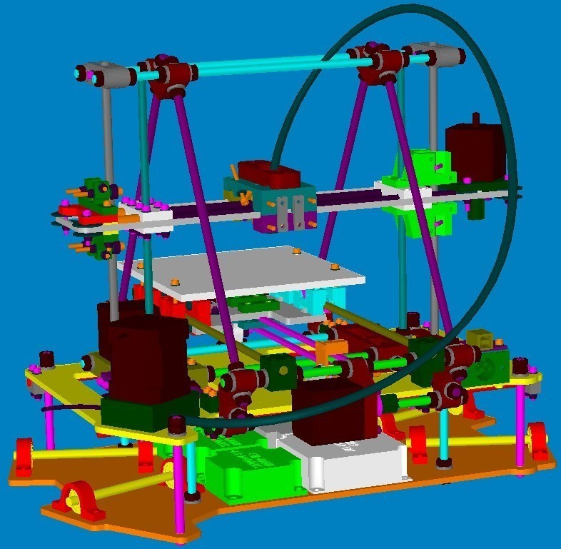 Free 3D file Mini-mendel 1-sheet.blend 👽・3D printer design to download ...