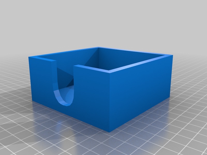 Free 3D file Post it note box・Template to download and 3D print・Cults