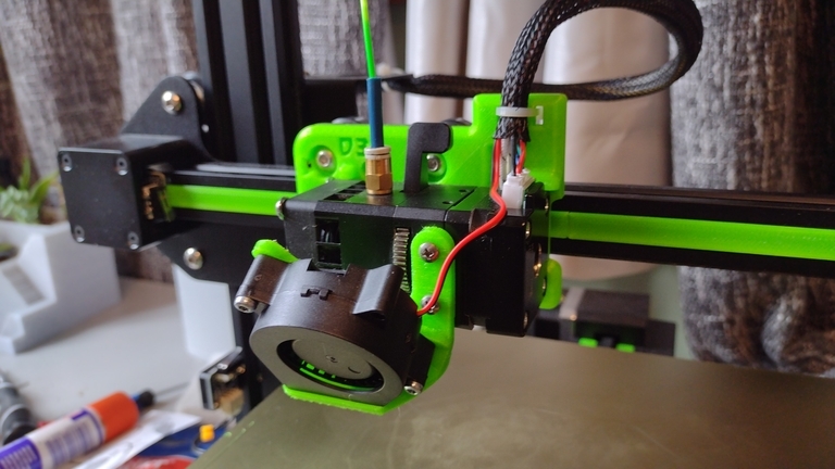 Free 3D file BIQU H2 5015 + 4020 Fan Duct / Mount・3D print design to ...