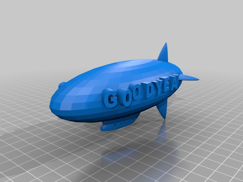 Free 3D file goodyear blimp・3D print design to download・Cults