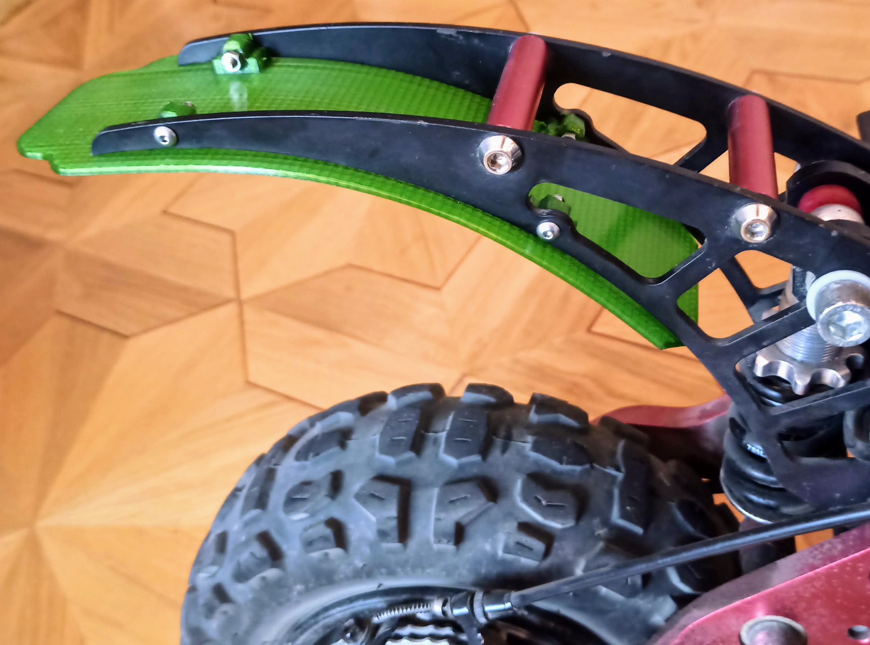 STL file Rear fender - Techlife, Laotie, Vsset, Boyueda, QUICKWHEEL 🛴 ...