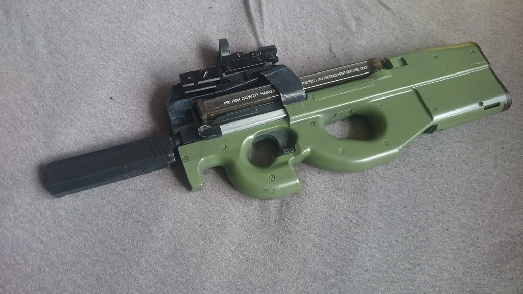 Archivo 3D gratis Airsoft P90 140mm Silenciador - Basado en Ace1 Arms ...