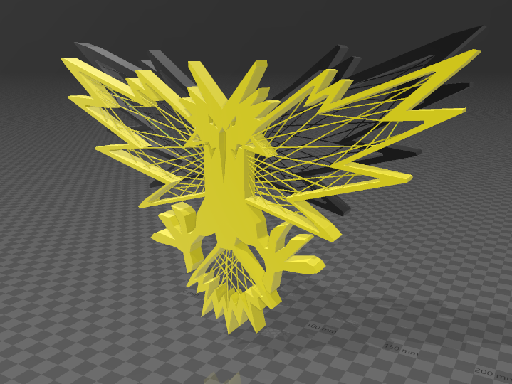 Free 3D file Zapdos・3D printable model to download・Cults