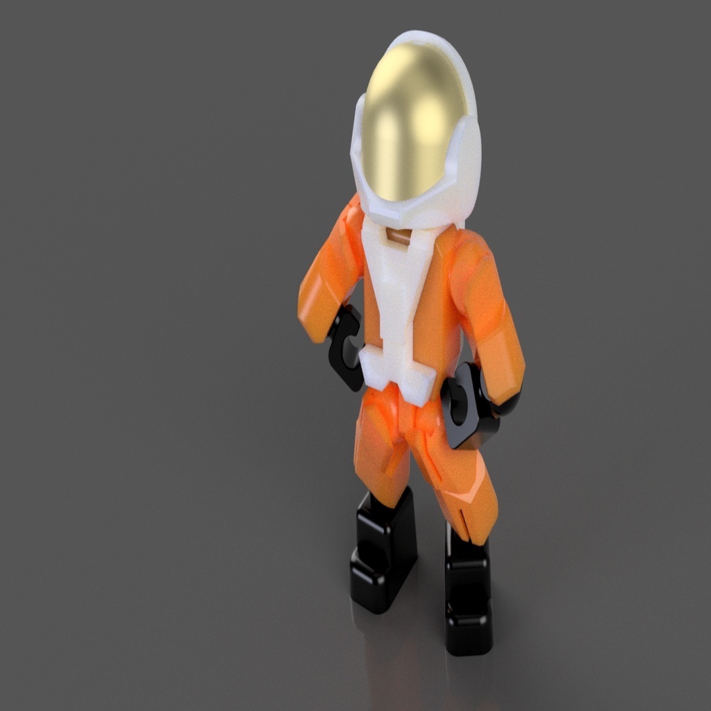Free 3D file Space Man・3D printer design to download・Cults