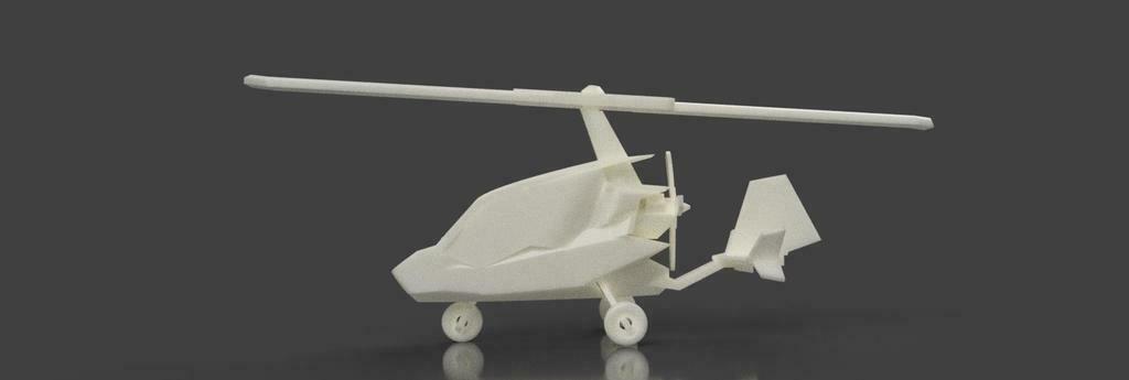 Free 3D file Gaslands Gyroplane 1/64・3D printing template to download・Cults