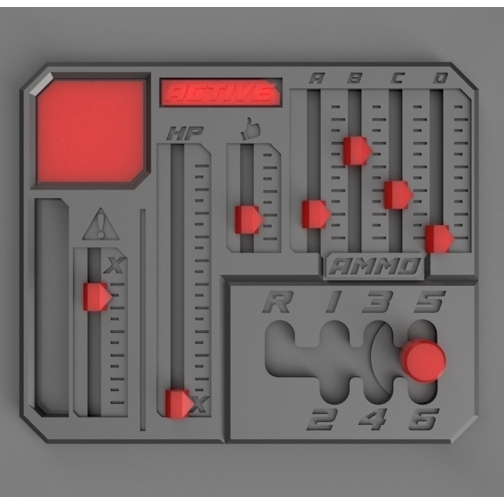 Free 3D file Gaslands Gear Shifter・3D printable model to download・Cults